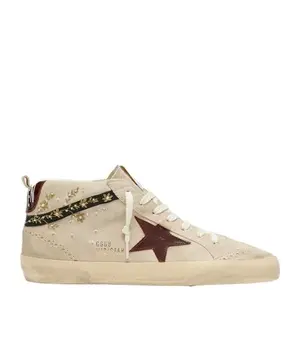 GOLDEN GOOSE Mid Star Sneakers - Pearly
