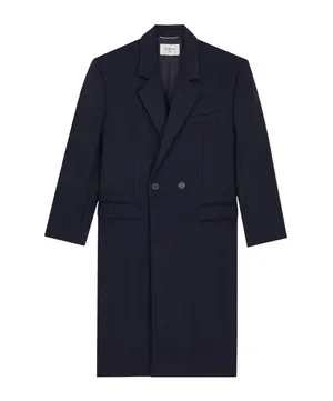 Saint Laurent Double-breasted Long Coat