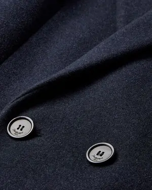 Saint Laurent Double-breasted Long Coat