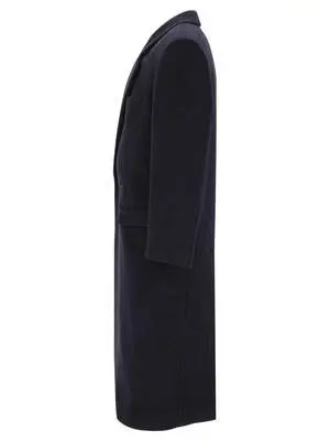 Saint Laurent Double-breasted Long Coat