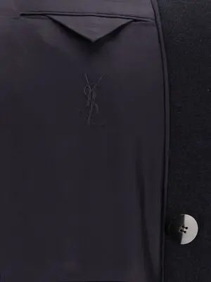 Saint Laurent Double-breasted Long Coat