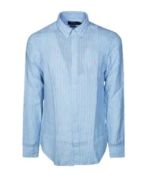 Polo Ralph Lauren Striped Shirt - Light Blue