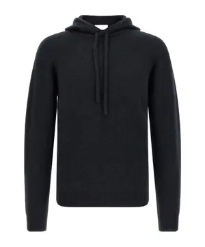 ROBERTO COLLINA Hooded Sweater - Blue