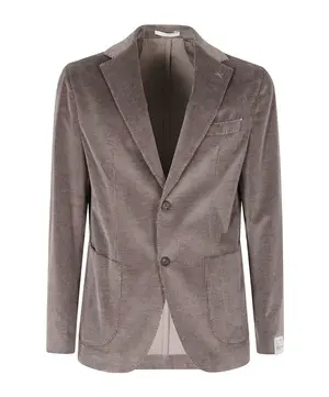 Eleventy Long-sleeved Casual Jacket - Dark Brown
