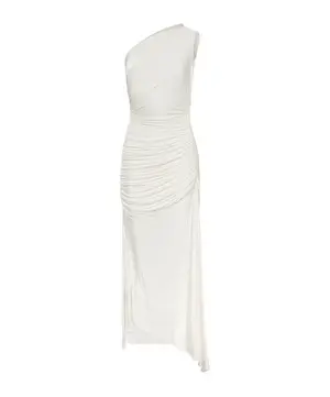 Alex Perry One-shoulder Asymmetric Dress - White
