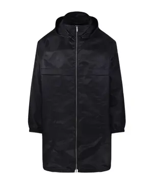 Saint Laurent Hooded Parka - Black