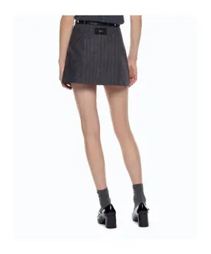 Pinko Pinstriped Mini Skirt