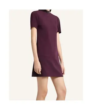 COURREGES Vinyl Collar A-line Mini Dress