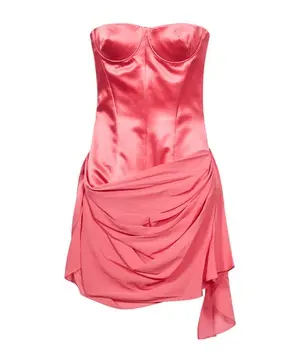Alex Perry Sleeveless Draped Mini Dress - No