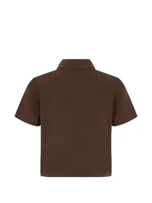 Saint Laurent Collared Short-sleeved Polo Shirt