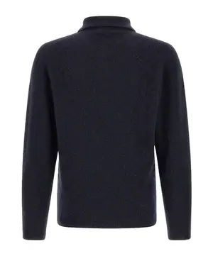 ROBERTO COLLINA Brushed Knit Polo Shirt