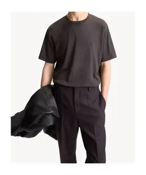Saint Laurent Cassandre Crewneck T-shirt - Ebene