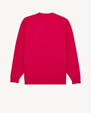 Saint Laurent Embroidered Crewneck Sweatshirt