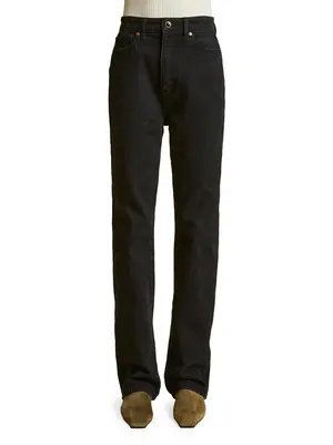 Khaite Straight-leg Jeans - Black