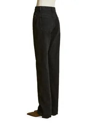 Khaite Straight-leg Jeans - Black