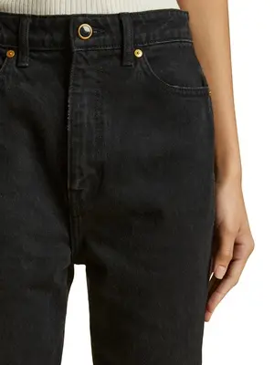 Khaite Straight-leg Jeans - Black