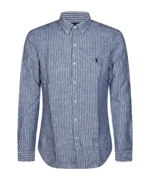 Polo Ralph Lauren Long-sleeved Shirt - Blue