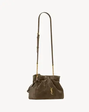 Saint Laurent Jamie Shoulder Pouch In Suede
