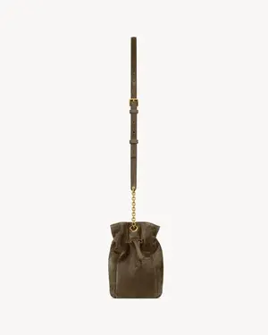 Saint Laurent Jamie Shoulder Pouch In Suede