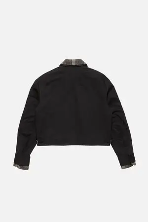 Acne Studios Faux-layered Twill Jacket - Black