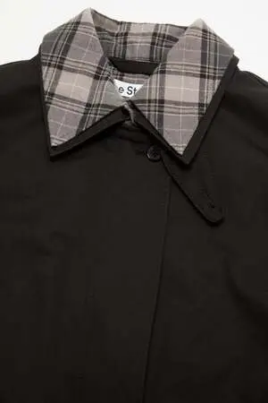 Acne Studios Faux-layered Twill Jacket - Black