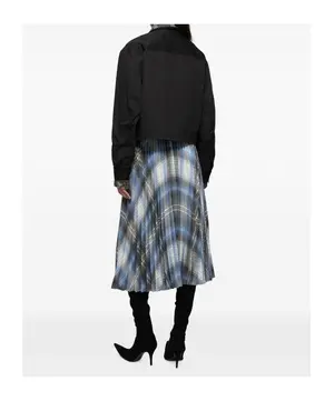 Acne Studios Faux-layered Twill Jacket - Black