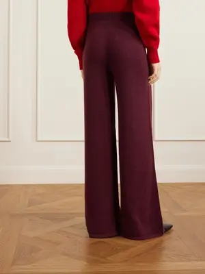THE ELDER STATESMAN Juniper Cashmere Wide-leg Pants