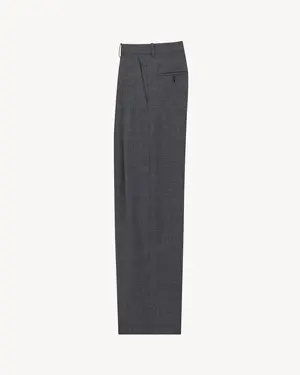 Saint Laurent Wool Wide Leg Pants