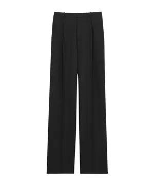 Saint Laurent Pants In Wool - Black
