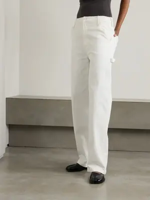 MOTHER High-waisted Straight Leg Jeans