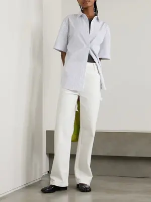 MOTHER High-waisted Straight Leg Jeans