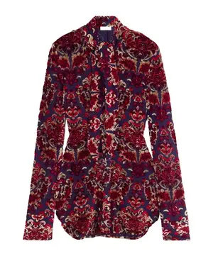 Rabanne Paisley Jacquard Velvet Shirt - Multi-color