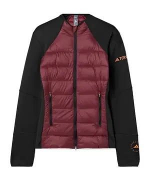 Adidas By Stella McCartney Padded Zip Jacket - Burgundy