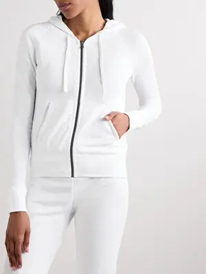 JAMES PERSE Zipped Drawstring Hoodie