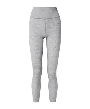 Cordova Ribbed Knitted Leggings - Gray