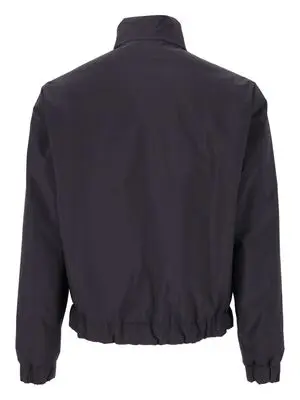 Moncler Luserna Short Down Jacket With Stand Collar - Navy Blue