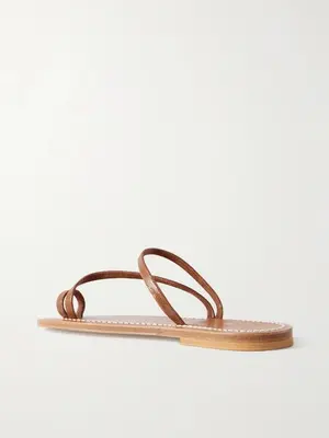 K.JACQUES Actium Leather Slippers