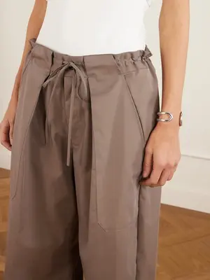 KALLMEYER Clemence Pleated Cotton-blend Twill Pants