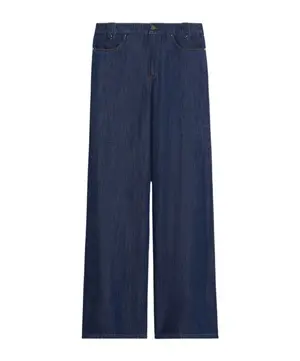 IBLUES Wide-leg Denim Jeans With Stud Appliqués