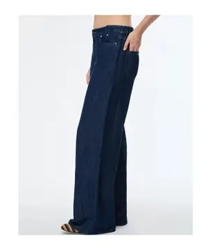 IBLUES Wide-leg Denim Jeans With Stud Appliqués