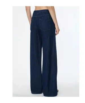 IBLUES Wide-leg Denim Jeans With Stud Appliqués