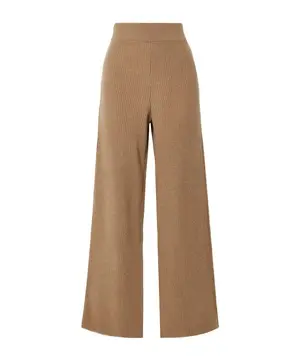 Le Kasha Wide-leg Casual Pants - Brown