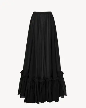Saint Laurent Ruffled Skirt