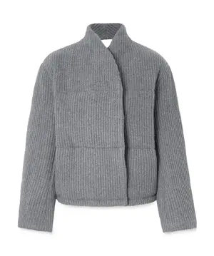 Le Kasha Long-sleeved Casual Jacket - Grey