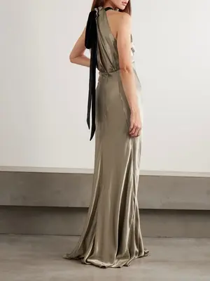 Saloni Michelle Backless Dress