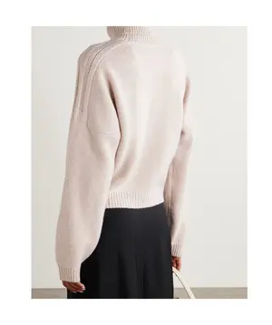 Le Kasha High Neck Long Sleeve Sweater