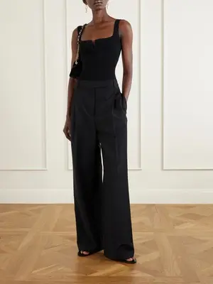 Galvan Freya Stretch-knit Bodysuit