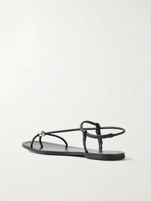 LOEFFLER RANDALL Lara Embellished Leather Sandals