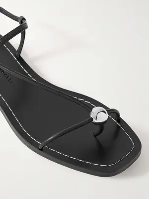 LOEFFLER RANDALL Lara Embellished Leather Sandals