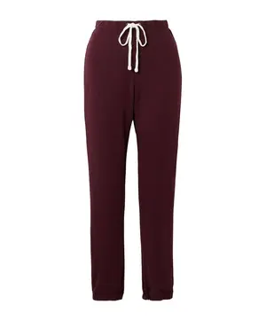 JAMES PERSE Jogger Pants With Drawstring Waist - Burgundy